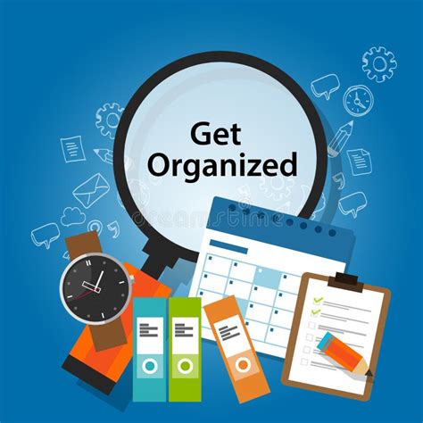 Get Organized Get Stock Illustrations 687 Get Organized Get Stock Illustrations Vectors
