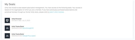Licence Not Found On Unity Hub Even If I Have A Seat For Unity Plus Unity Engine Unity