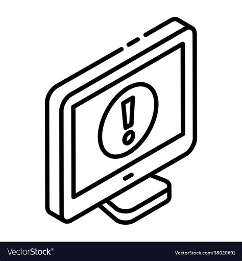 System Error Royalty Free Vector Image VectorStock