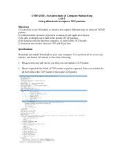 Capturing TCP Packets With Wireshark Analysis Insights Course Hero
