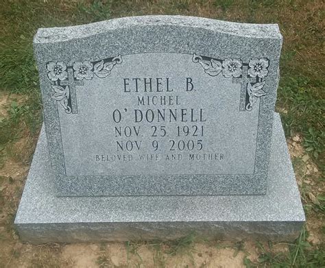 Ethel Barbara Michel Odonnell 1921 2005 Memorial Find A Grave