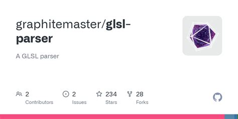 Github Graphitemasterglsl Parser A Glsl Parser