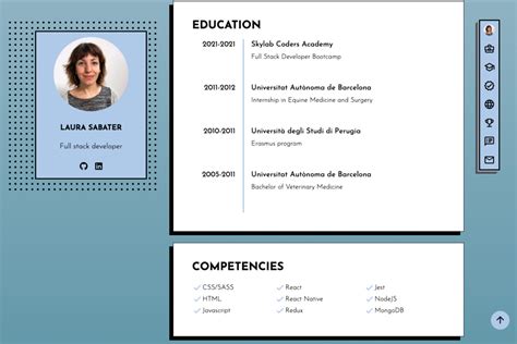 Laura Sabater Musach On Linkedin Responsivewebdesign React Typescript Github Resume