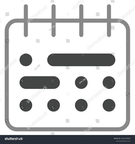 Illustration Icon Date Range Stock Vector Royalty Free 2391358665