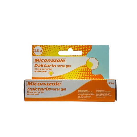Miconazole Oral Gel 35g Daktarin Shopee Philippines