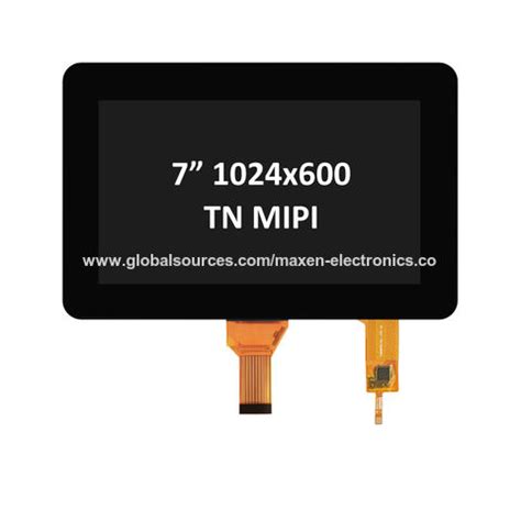 Buy Wholesale China Mipi Dsi Interface 7 Inch Lcd Display 1024x600 Resolution With Capacitive