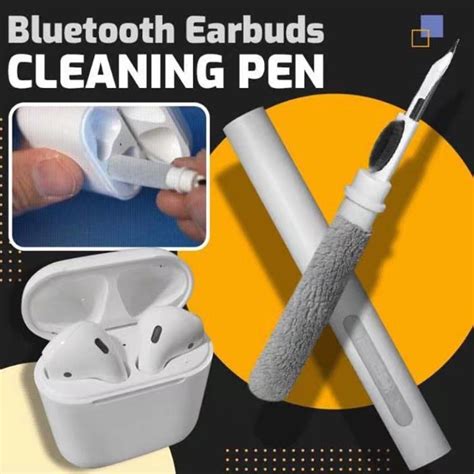 Multifunctional Bluetooth Headset Compartment Cleaning Pen Earbuds Maintenance Tool Earplug