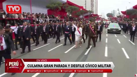Gran Parada Y Desfile Militar Por Fiestas Patrias Youtube