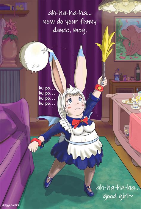 Maid Does Her Funny Moogle Dance — Weasyl