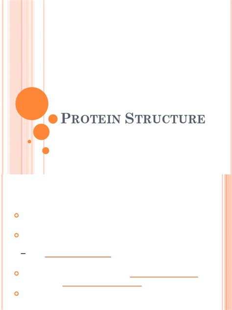 Lecture 3 Protein Structure Pdf Bacteriorhodopsin Proteolysis