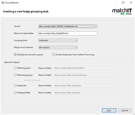 S241 Ssis Tutorial Setting Up A Basic Matching Process Software