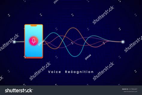 Voice Recognition Ai Personal Assistant Modern Vector De Stock Libre De Regalías 1517896487