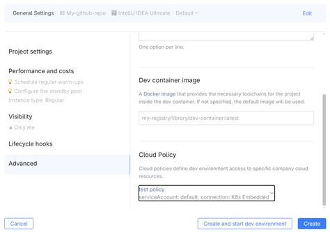 Access To Cloud Resources Jetbrains Codecanvas Documentation