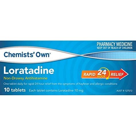 Chemists Own Loratadine 10 Tabs Generic For Claratyne Mega Marketplace