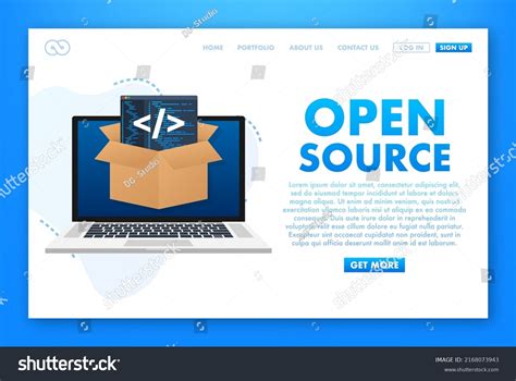 Software Development Digital Technology Concept Open Stock Vector Royalty Free 2168073943