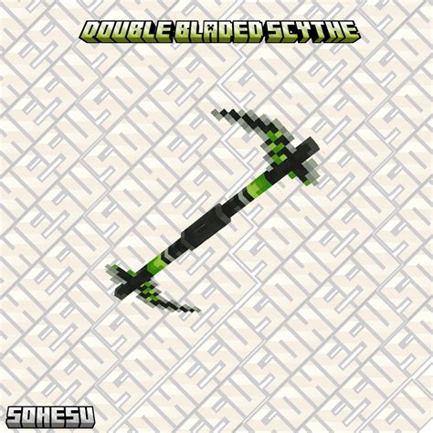 Double Bladed Scythe Rblockbench