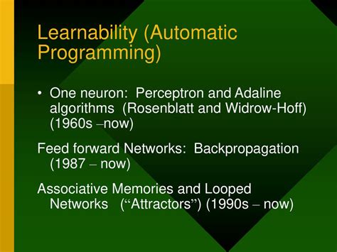 Learning Via Neural Networks Ppt Download