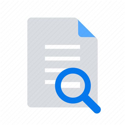Document Search Text Icon