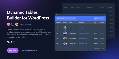Crocoblock Jetengine Dynamic Tables Builder V1011 Emprer