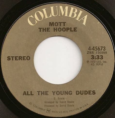 Mott The Hoople All The Young Dudes 1972 Vinyl Discogs