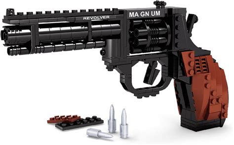 Pxawck 11 Revolver And M1911 Building Bricks Gun Toy 633