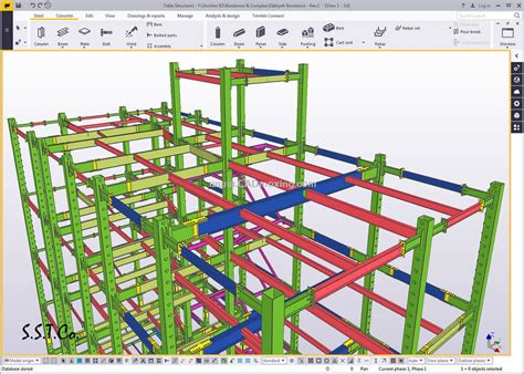 钢结构框架住宅楼三维模型 Cad模型网海量3d模型图纸免费下载。