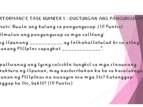 PERFORMANCE TASK NUMBER 5 DUGTUNGAN ANG StudyX