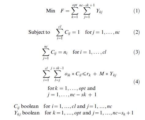 Car Sequencing Problem Implementation Using Gurobi Gurobi Help Center