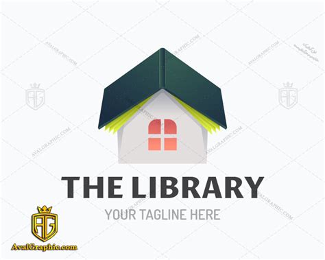 لوگو لایه باز کتاب فروشی