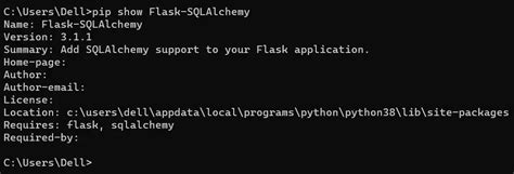 Install Flask Sqlalchemy With Pip Geeksforgeeks