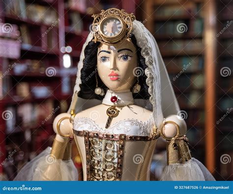 Victorian Era Clockwork Android In Rustic Ironworks Factory With Billowing Smoke And Gritty