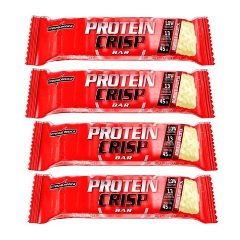 Kit Com 4 Protein Crisp 45g Integralmedica Sabor Romeu E Julieta