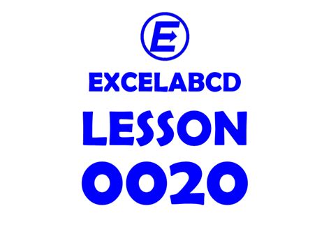 lesson 20 making an age calculator in excel with datedif function