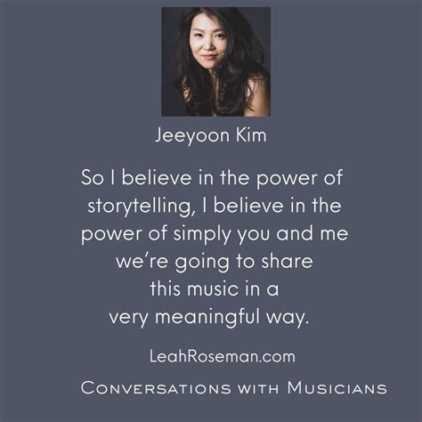 Jeeyoon Kim — Conversations With Musicians With Leah