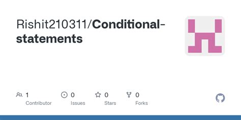 Github Rishit210311conditional Statements