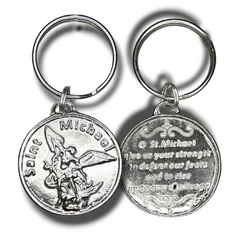 Saint Michael Keychain At Marcos Hines Blog