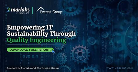 How Qe Drives Sustainable It A Whitepaper Marlabs Llc Posted On The