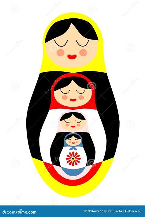 Russian Nesting Dolls Clip Art