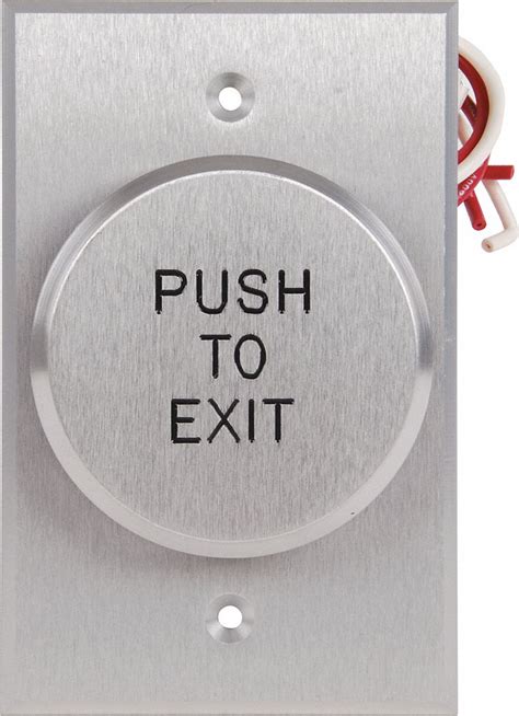 DORTRONICS In Ht In Dp Exit Push Button A R P DAxE Grainger