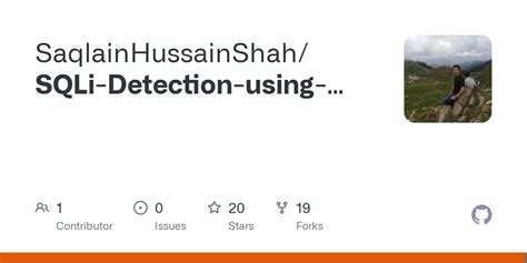 Github Saqlainhussainshahsqli Detection Using Machine Learning