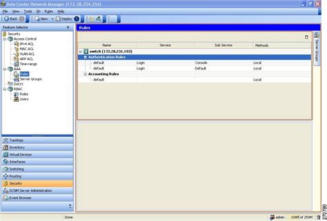 Cisco Dcnm Security Configuration Guide Release 40 Configuring Aaa Support Cisco