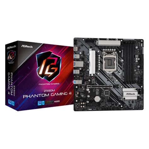 Placa M E Asrock Z M Phantom Gaming Chipset Intel Z Socket Micro Atx Ddr