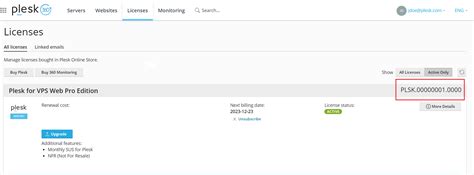 How To Find Plesk Key Number For Support Request Plesk