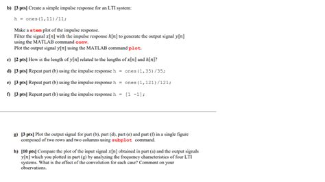Solved 1 15 Pts Discrete Time Signals The Discrete Time