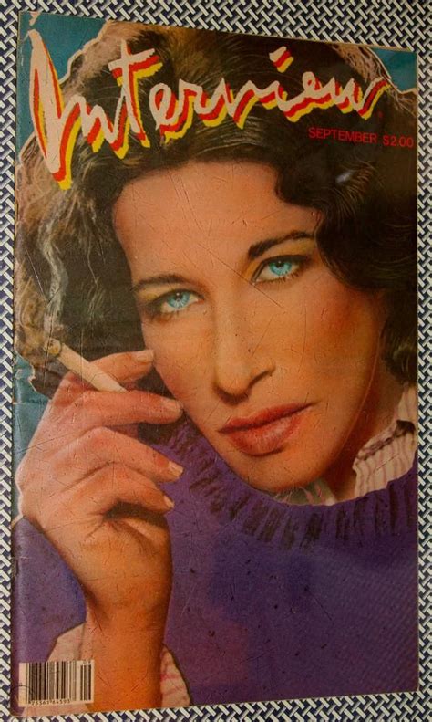 1981 Interview Magazine Fran Lebowitz By John Waters Mapplethorpe