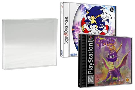 Malko Video Game Protector Case Compatible With Ps1 Sega