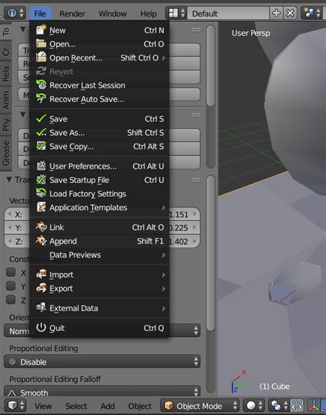 Blender Part Maker Hacks
