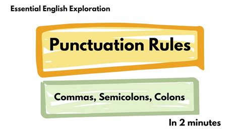 How To Use Punctuation Correctly A Beginners Guide Rules Of Punctuation Commas Semicolon