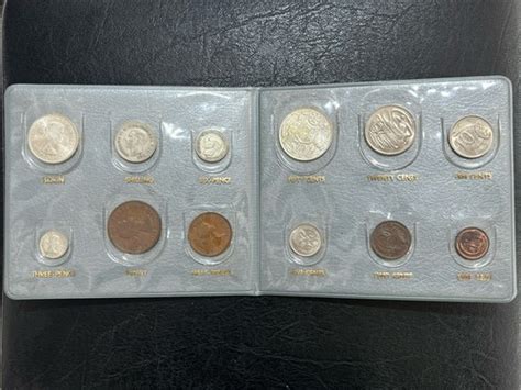 1966 Uncirculated Unc Set And Last Pre Decimal Issue Hendo Souvenir Coin