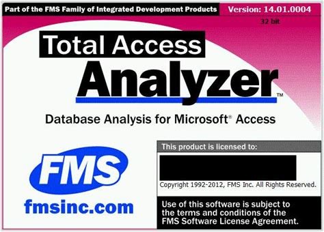 Total Access Analyzer Splash Screen Developers Hut